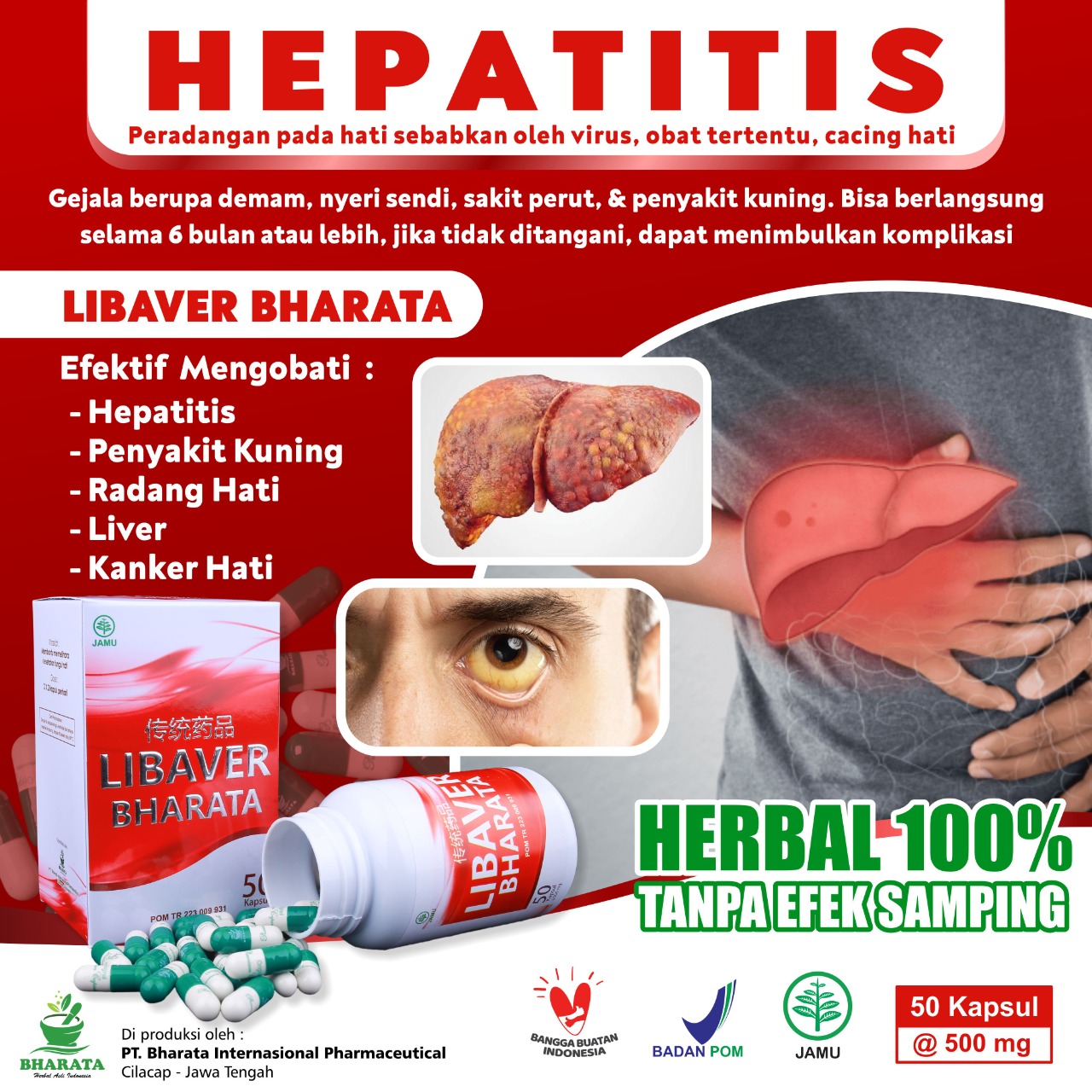 Libaver Bharata - Obat Liver - Hepatitis Paling Ampuh - Kemasan 500g ...