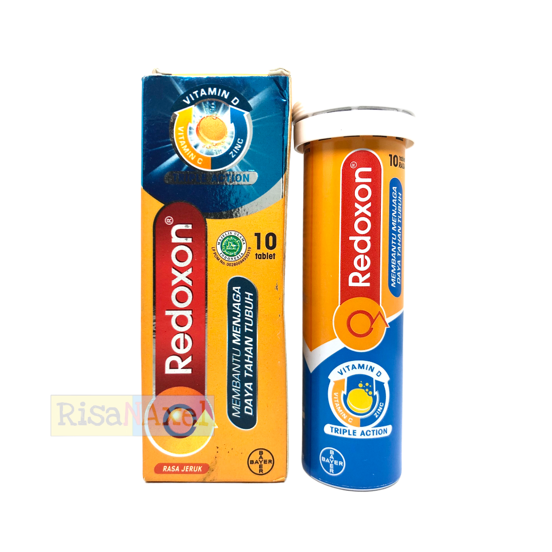Redoxon Vitamin C + Zinc Rasa Jeruk 10 Tablet | Lazada Indonesia
