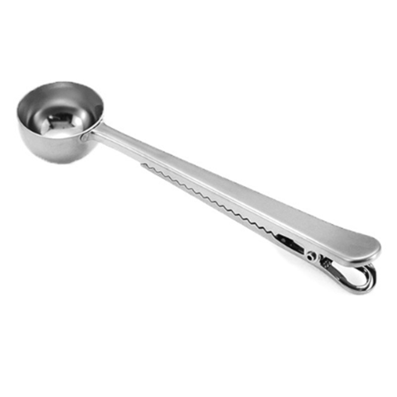 4 Pcs 304 Stainless Steel Coffee Spoon Clip Multifunctional Bag Sealing ...
