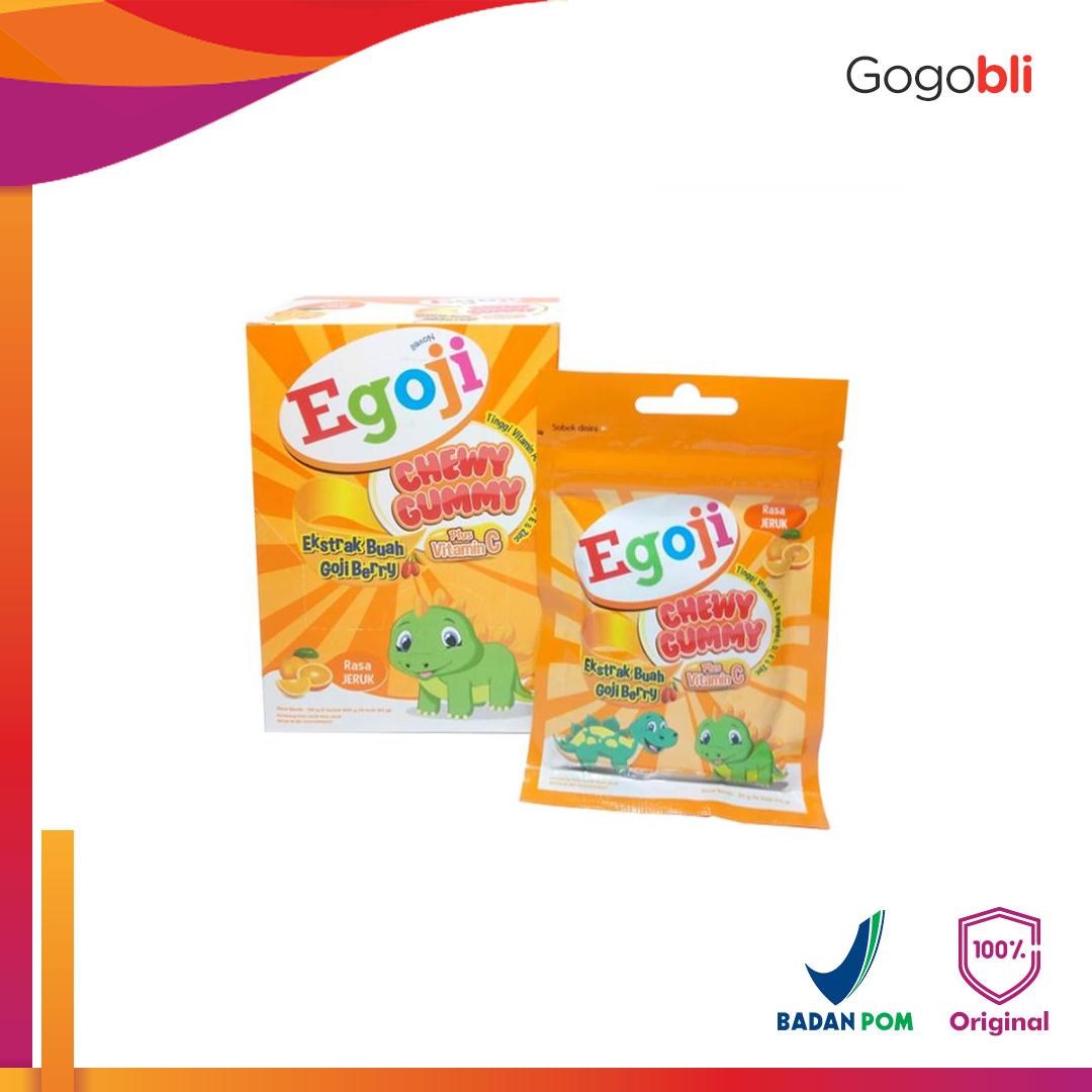 Egoji Chewy Gummy Jeruk Box (5 Sachet 20gr) | Lazada Indonesia