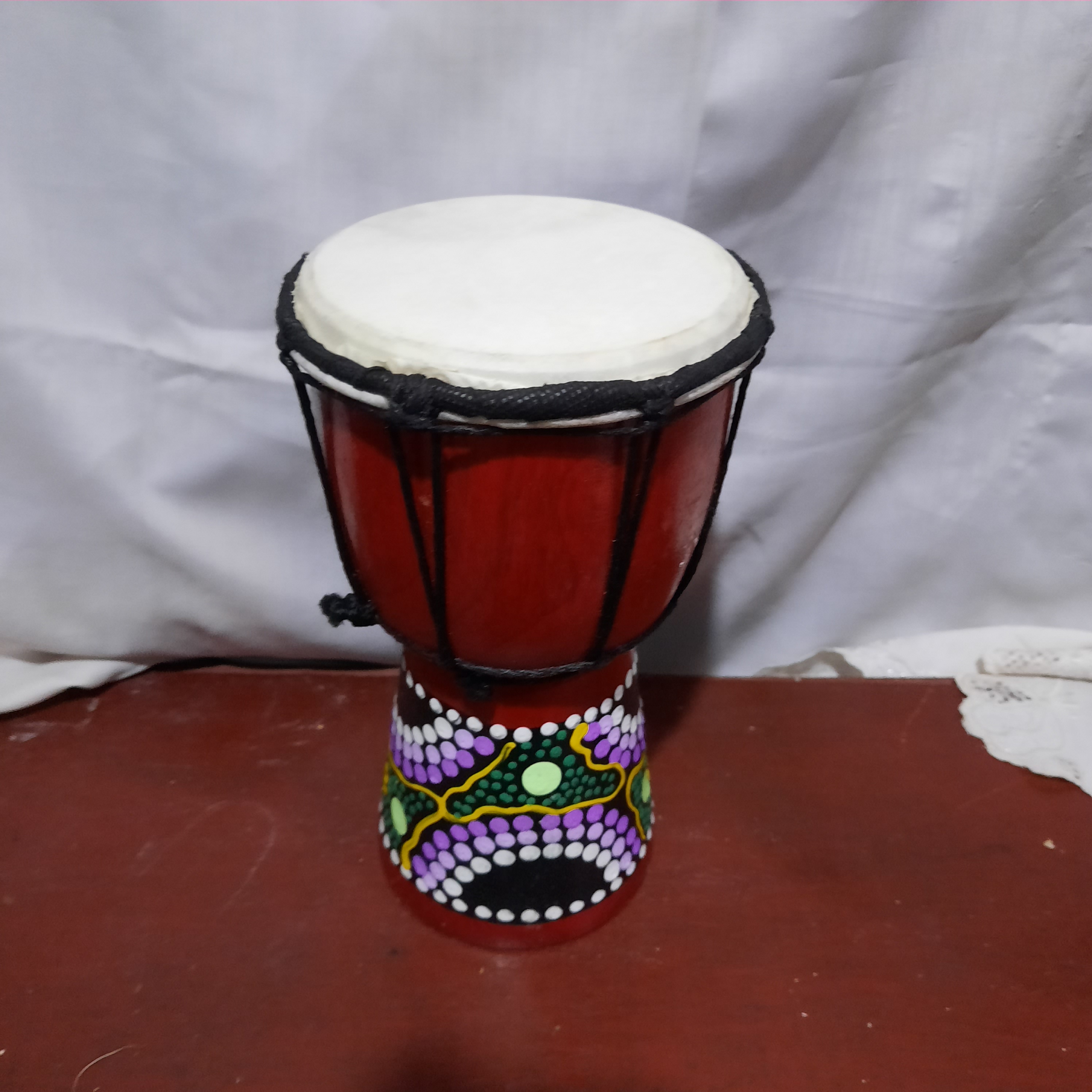 Gendang Jimbe Kecil Uk. 20 dan 25 cm Gendang Mainan Anak Kwalitas Oke ...