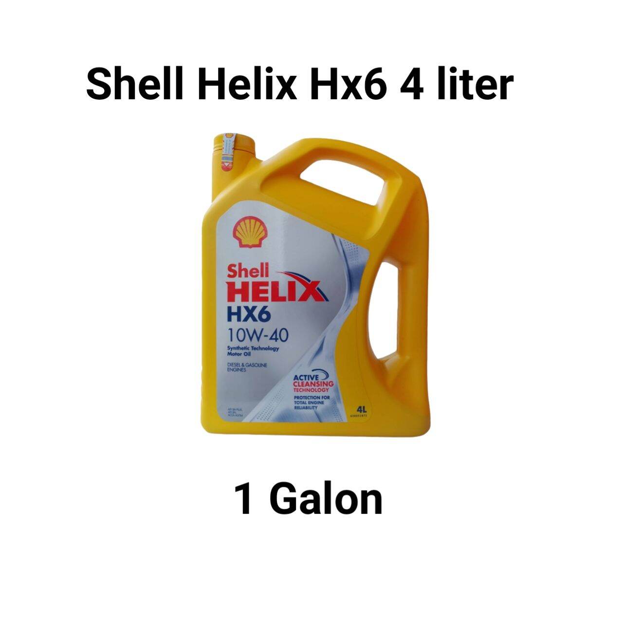 oli Shell HELIX hx6 4liter original | Lazada Indonesia