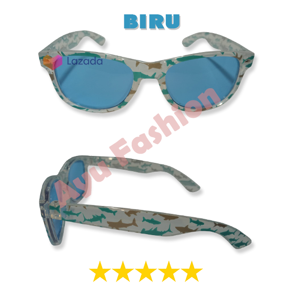 Kacamata Fashion Anak Frame Kotak Square Warna Bingkai Jelly Bening ...