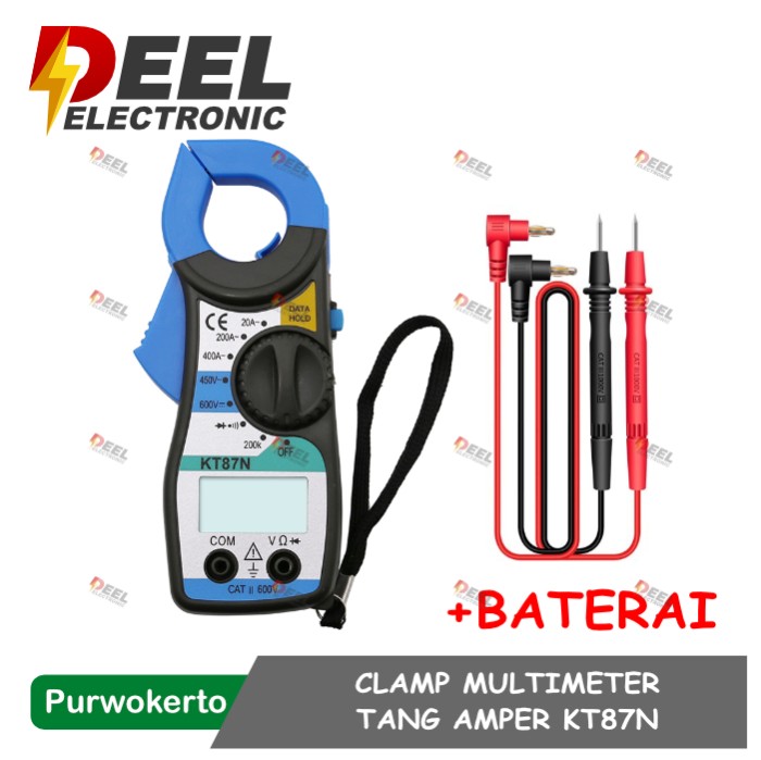 TANG AMPER KT87N CLAMP MULTIMETER DIGITAL AVOMETER MULTITESTER AC DC ...