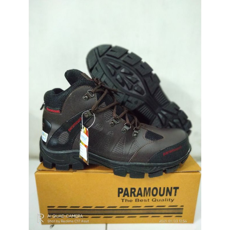 SEPATU SAFETY UJUNG BESI BOOTS PARAMOUNT | SEPATU KERJA SAFETY BOOTH ...