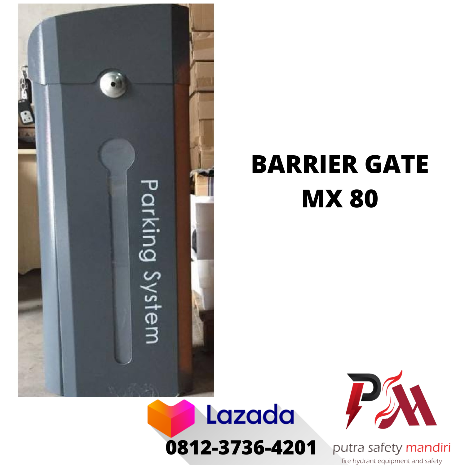 Paket Manual Barrier Gate Model Mx 80 Palang Parkir Otomatis | Lazada