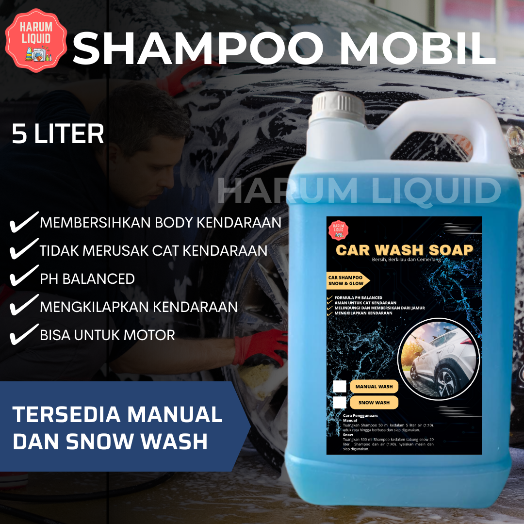 Snow wash/steam salju/sabun cuci motor/shampoo mobil/shampoo motor ...