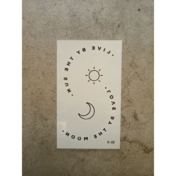 Tatto temporer bahasa inggris /Temporary tattoo tulisan/STIKER TATO ...
