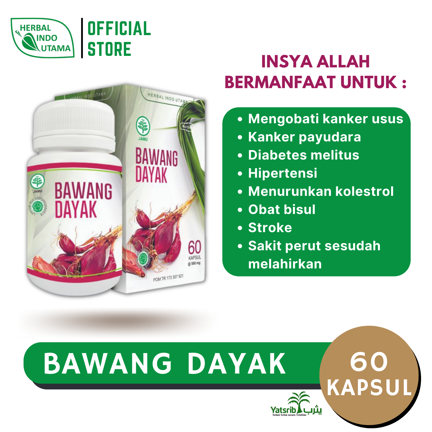 Kapsul Bawang Dayak | Lazada Indonesia