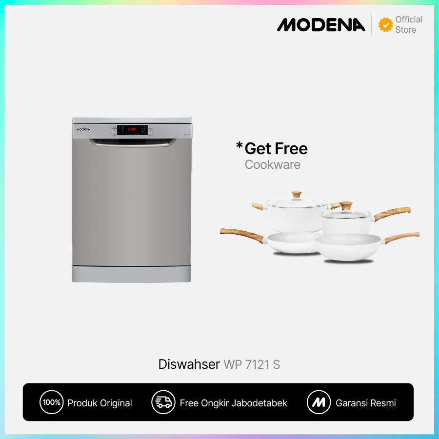MODENA Freestanding Dishwasher - WP 7121 S | Lazada Indonesia