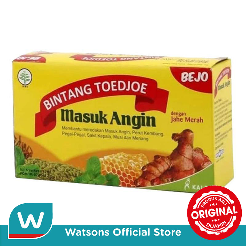BINTANG TOEDJOE Masuk Angin Bejo Jahe Merah 6 Sachet | Lazada Indonesia