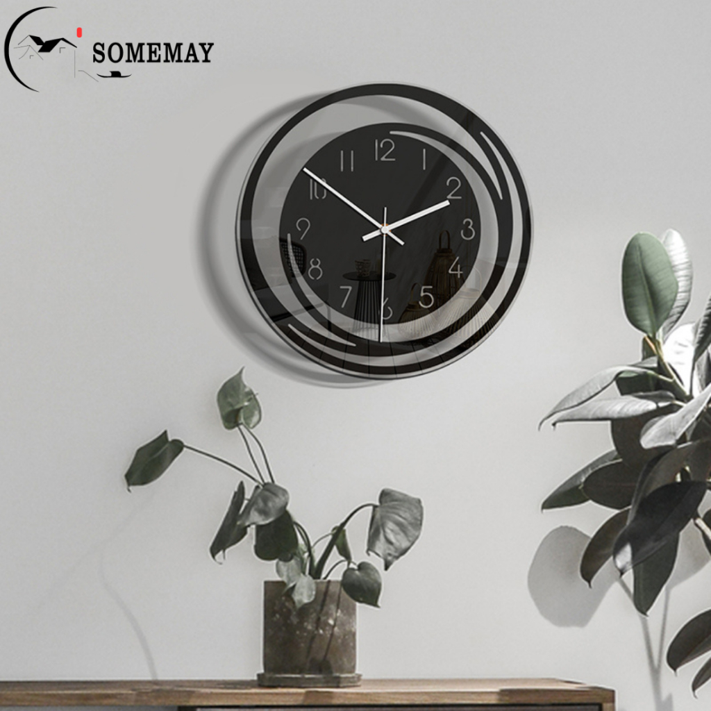 SOMEMAY Jam dinding bulat kreatif design modern MD39/ Jam dinding ...