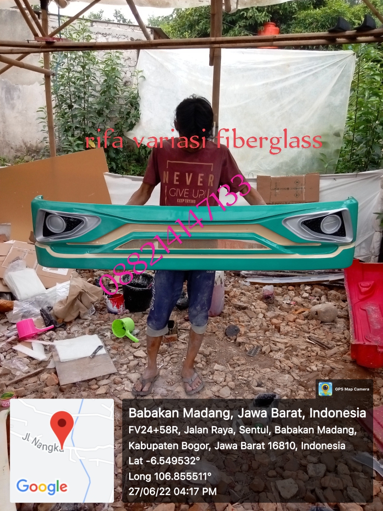 bemper truk jetbus3 bahan fiberglass | Lazada Indonesia