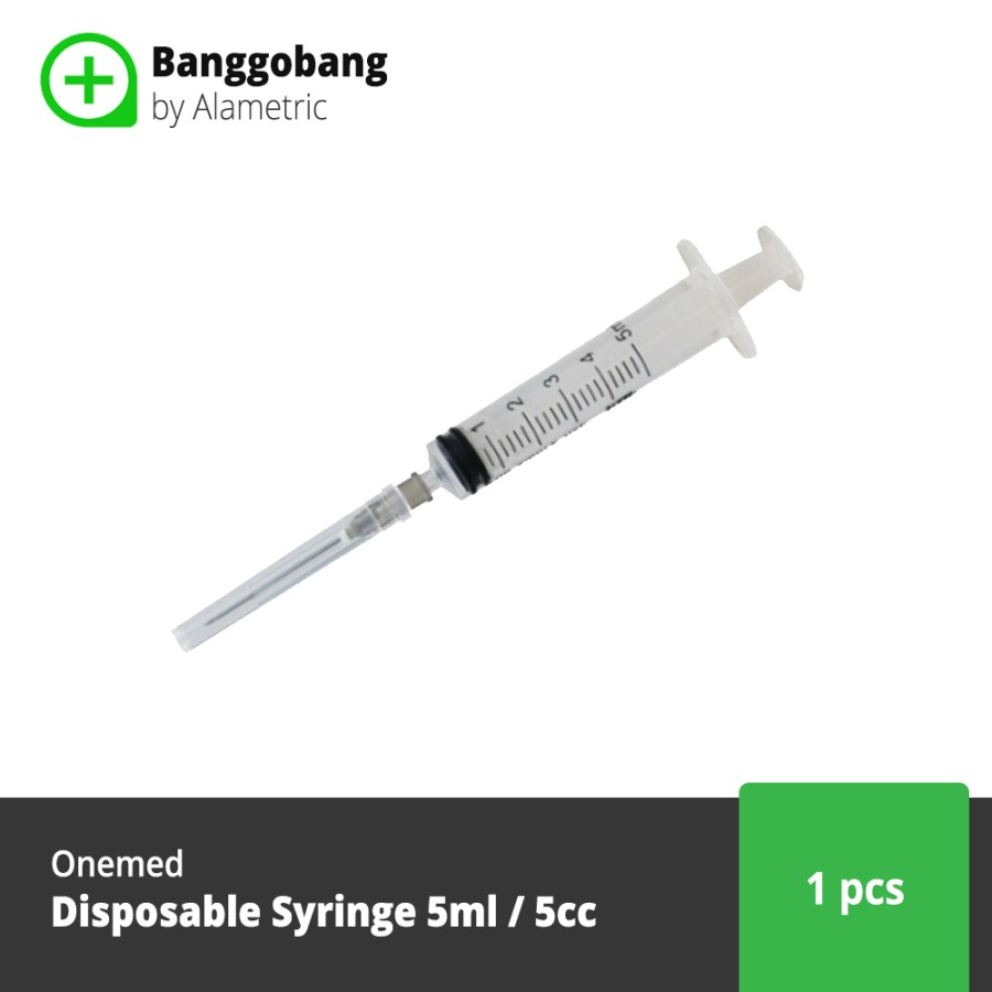 Onemed Disposable Syringe / Suntikan / Spuit / Alat Suntik 5ml / 5cc ...