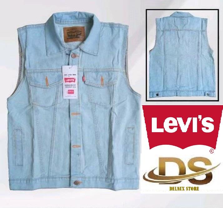 BAJU JEANS ROMPI PRIA ROMPI JEANS DENIM WARNA BIRU MUDA / BIRU LANGIT ...