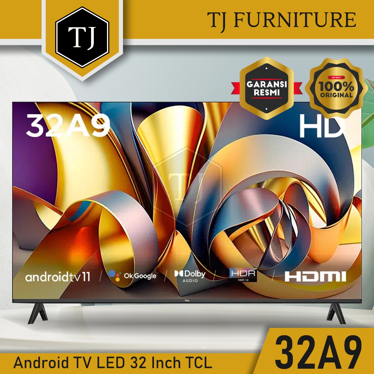 TCL Smart TV LED 32″ HDR 10 / TV Android HD 32 Inch 32A9 A9 | Lazada ...