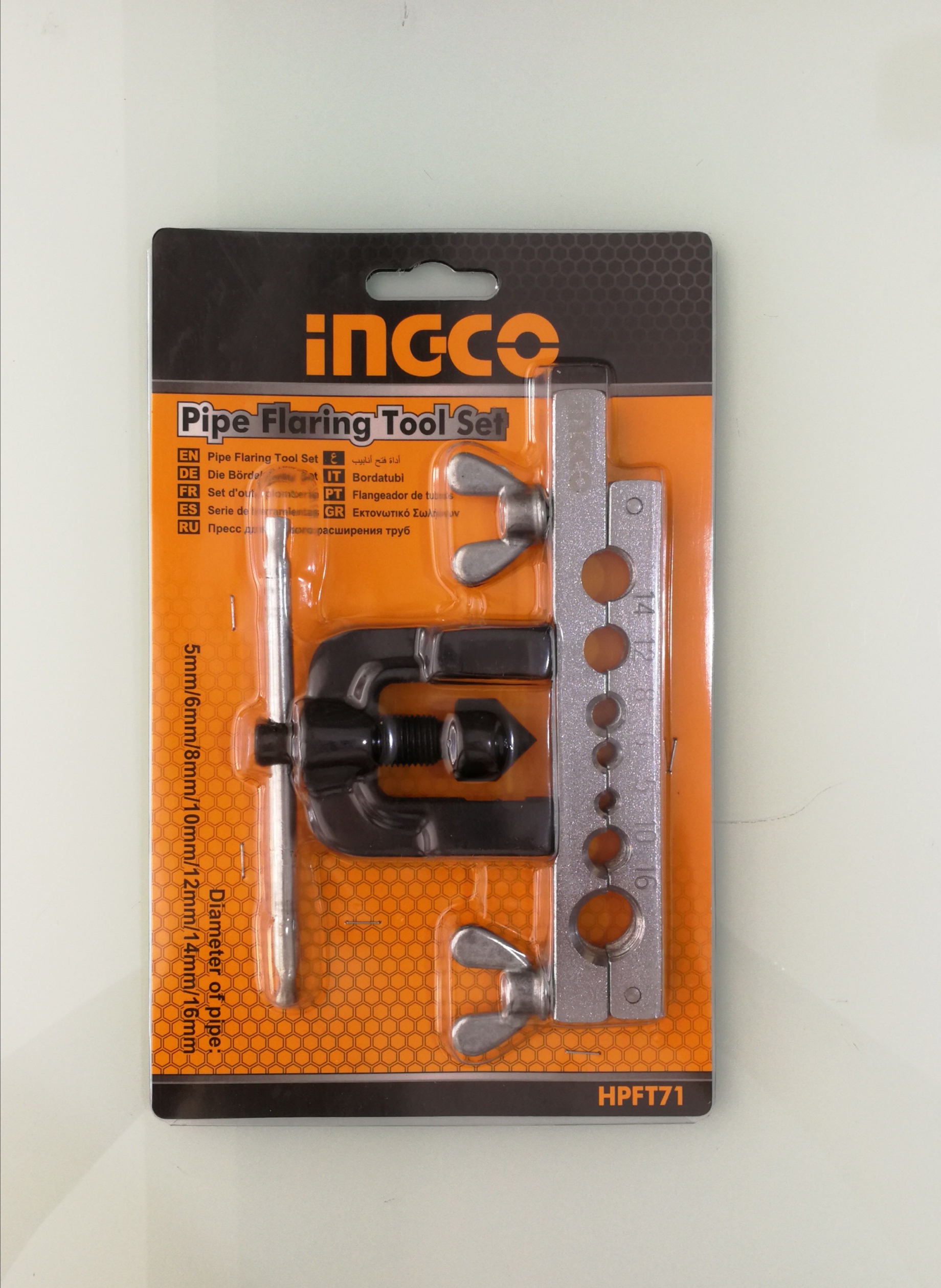INGCO HPFT71 FLARING TOOLSET HPFT71 FLARING PIPA PENGEMBANG PIPA AC ...