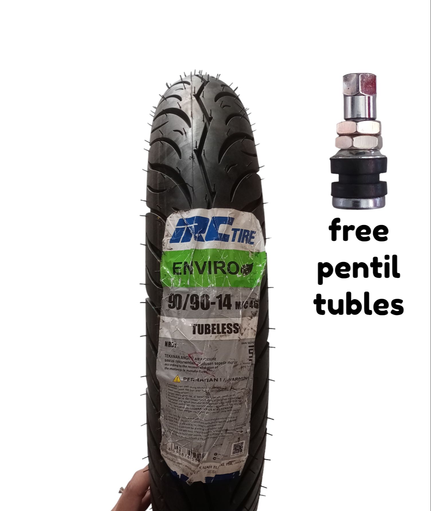 Ban Luar IRC ENVIRO NR91 TUBLES 90/90 ring14 Ban BELAKANG MATIC Beat ...