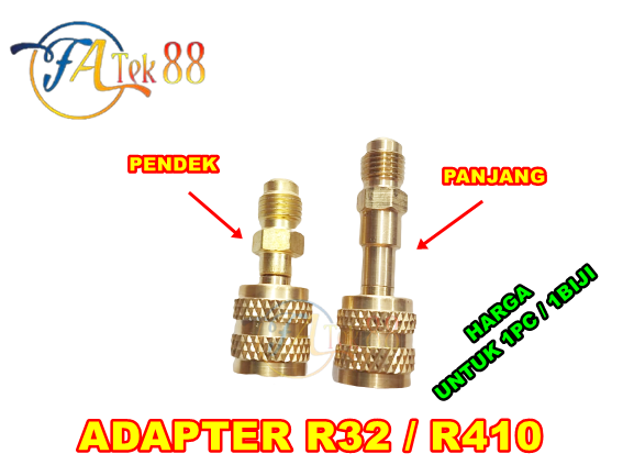 SAMBUNGAN R 410 NEPEL R32 & R410 | ADAPTER / KONEKTOR KRAN OUT DOOR KE SELANG MANIFOLD ...
