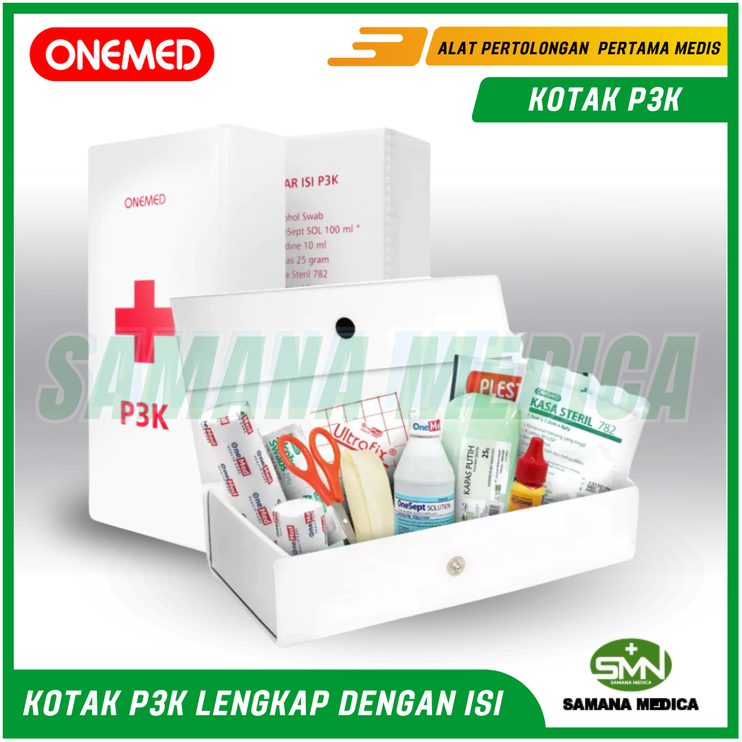 Kotak P3K Lengkap Dengan Isi ONEMED Alat Pertolongan Pertama Medis ...