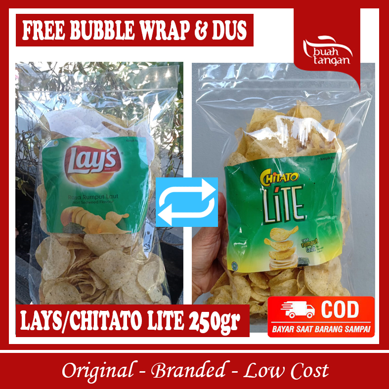 Lays Snack Original Branded Buah Tangan Kemasan 250gr | Lazada Indonesia