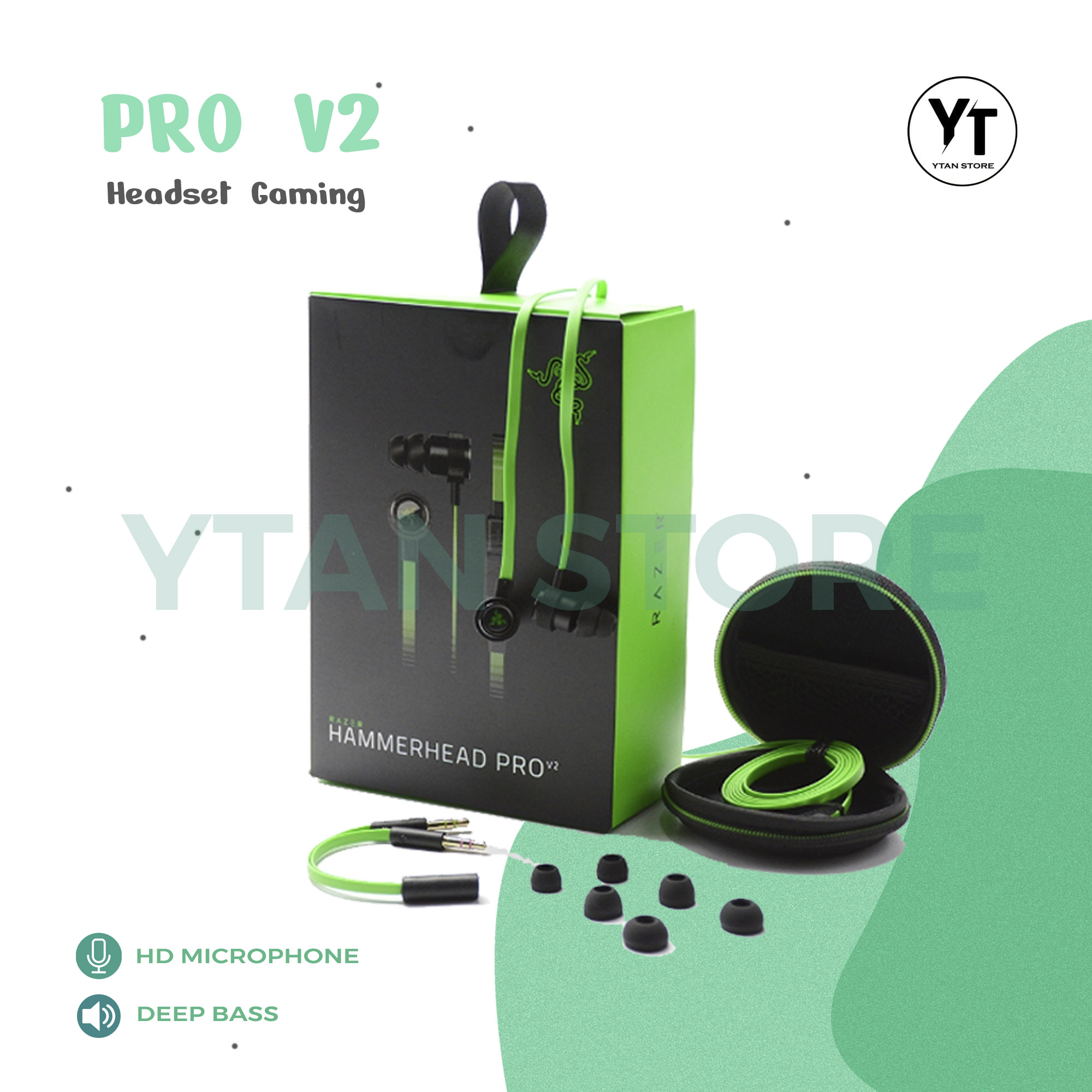 Headset Gaming Razer Hammerhead Pro V2 Earphone Premium | Lazada Indonesia