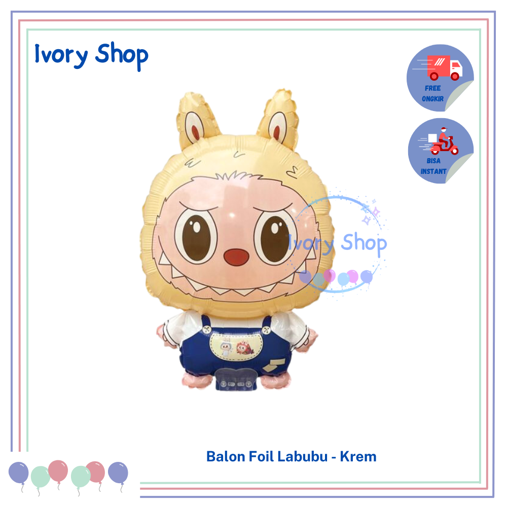 Balon Foil Karakter Labubu Medium | Lazada Indonesia