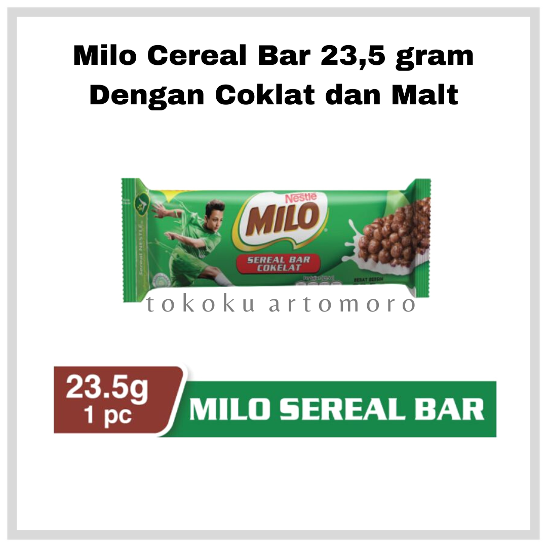 Milo Cereal Bar Coklat Kemasan 23,5 gram - Sereal Anak Bergizi ...