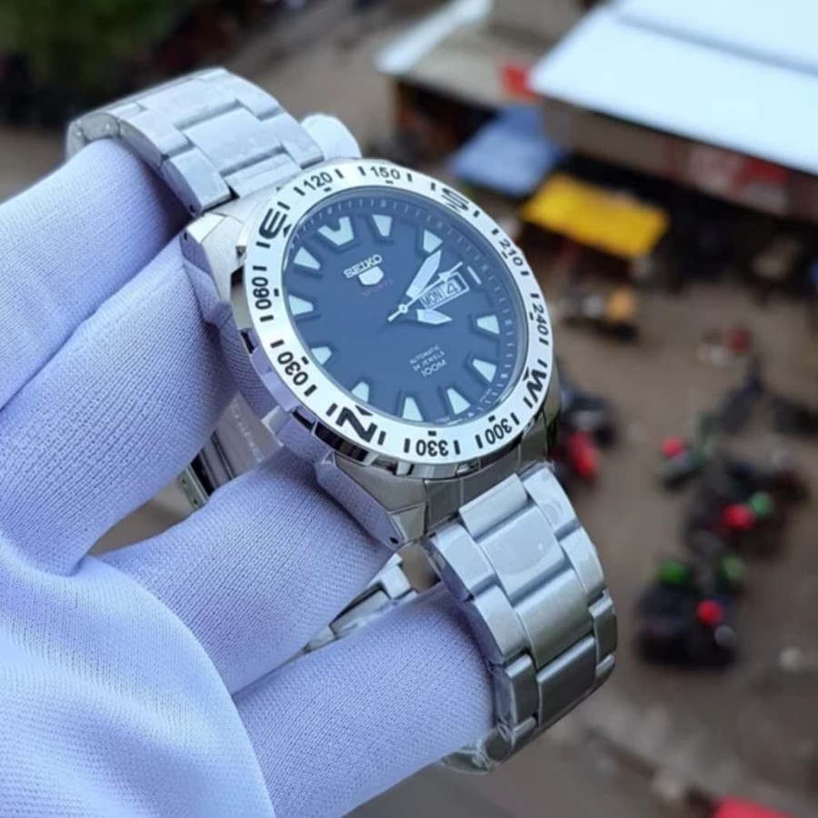 Case Back Jam Tangan Pria Mewah Merek Seiko 5 Sport 45mm Automatic Jam ...