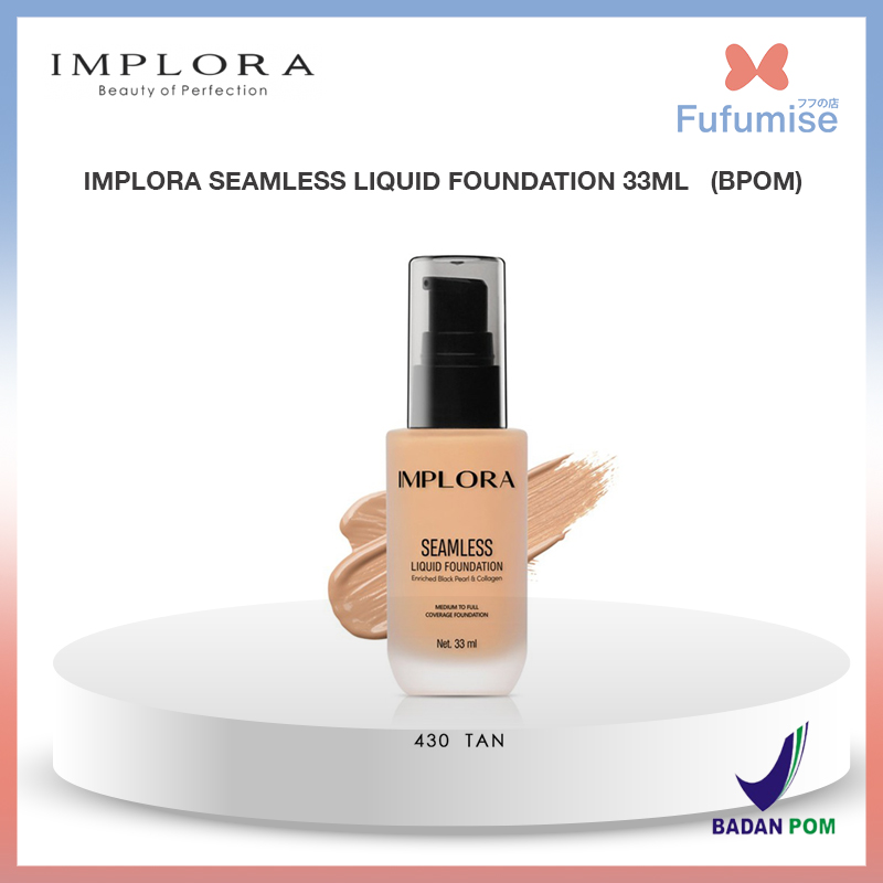IMPLORA Seamless Liquid Foundation 33mL (BPOM) | Lazada Indonesia
