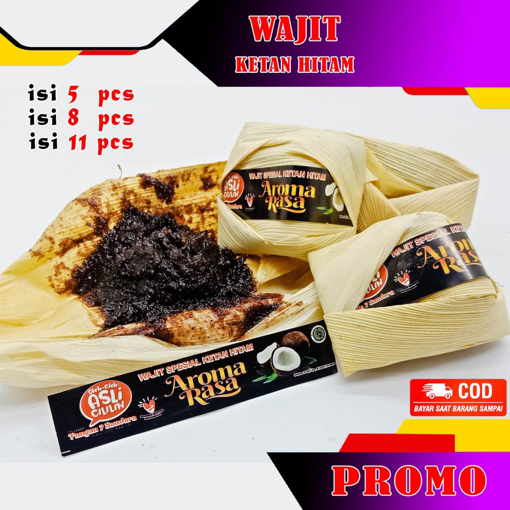 Wajit Asli Cililin Ketan Hitam Cemilan khas Bandung | Lazada Indonesia