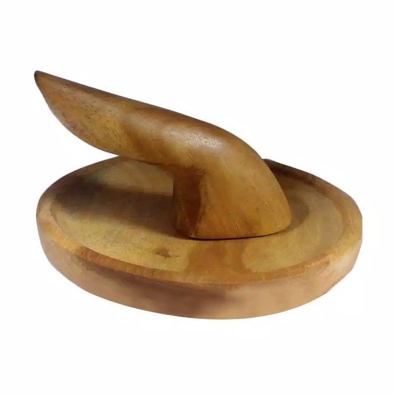 cobek kayu coet kayu plus ulekan | Lazada Indonesia