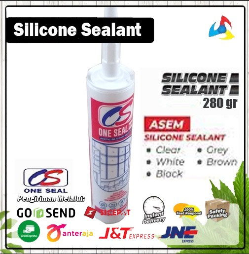 Sealant Lem Kaca Silicone Glass/One Seal Acetic Cure Silicone Sealant ...