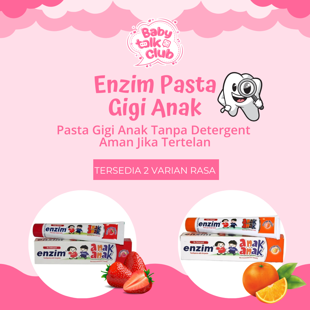 Enzim Pasta Gigi Anak Odol Aman Jika Tertelan Rasa Strawberry dan Jeruk ...