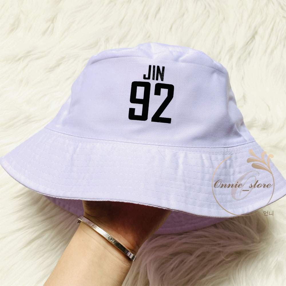 [Bisa COD] Bucket hat BTS V, Jungkook, Jin, Jimin, RM, Suga, Jhope ...