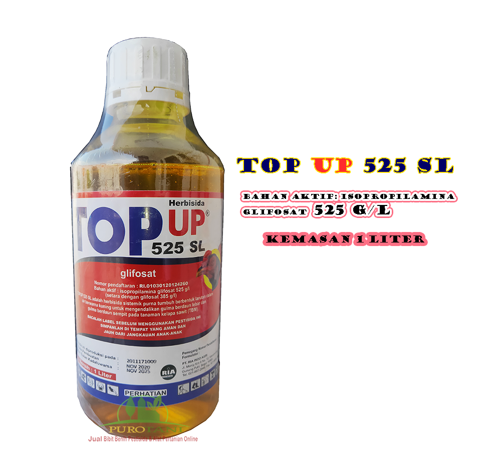 Obat Rumput Top Up 525 SL Isopropilamina glifosat 525 gl | Lazada Indonesia