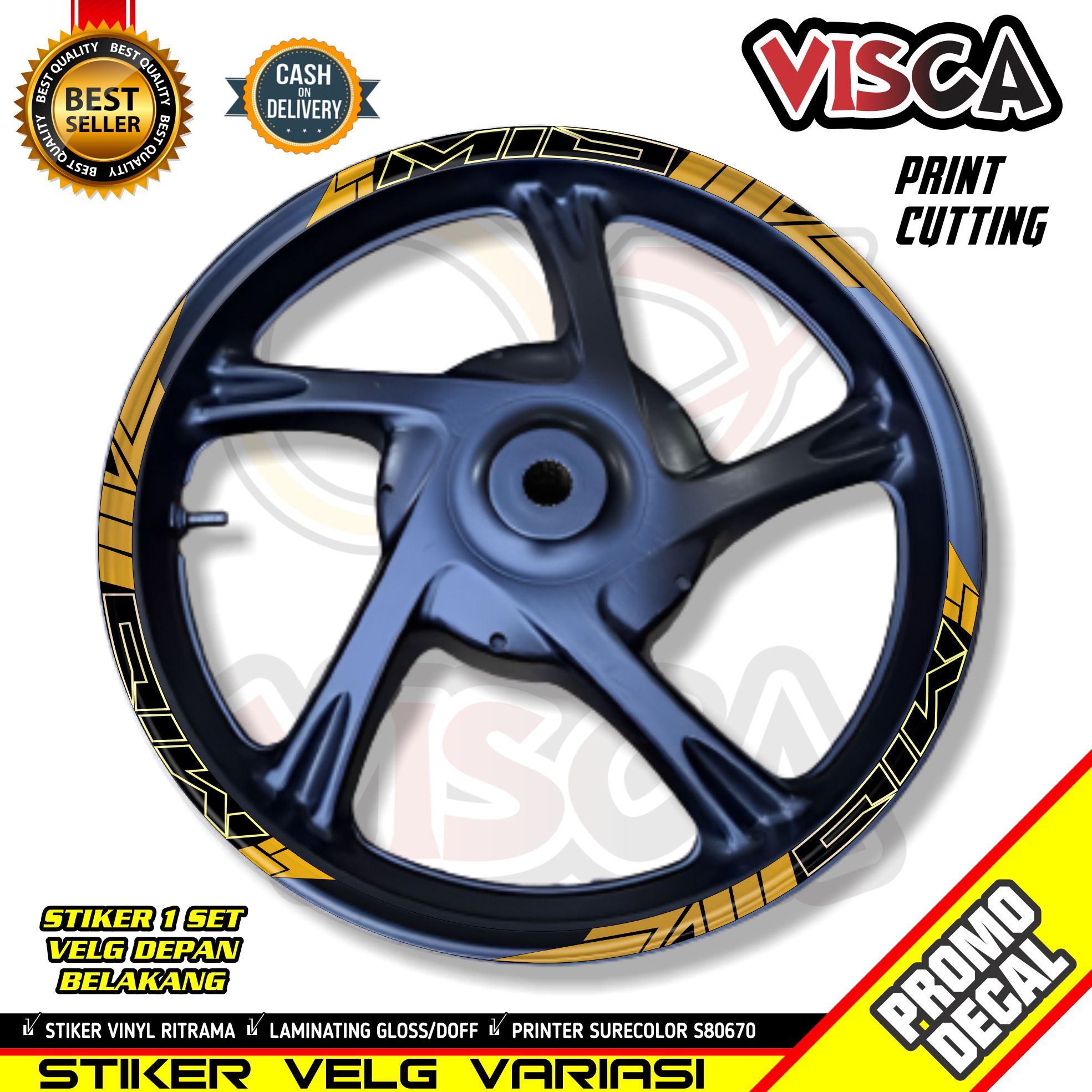 Stiker Velg - Sticker Velk - Stiker Cutting Velg - Stiker Velk Mio ...