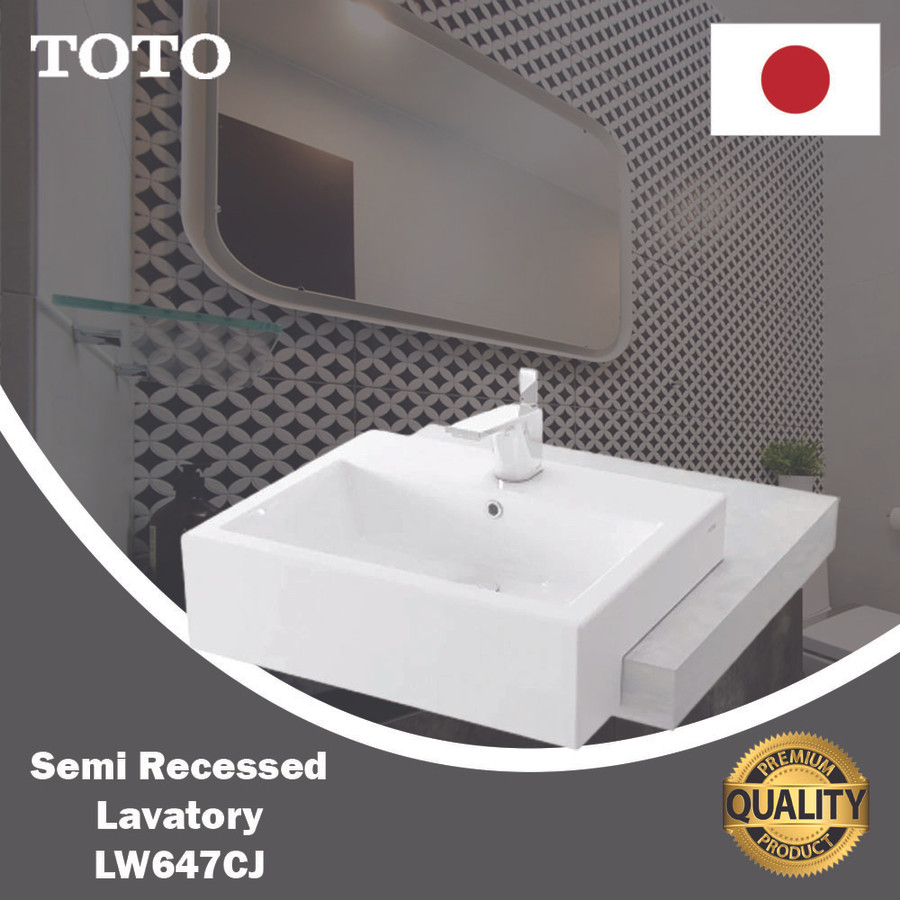 TOTO Wastafel LW647CJ Body Only | Lazada Indonesia