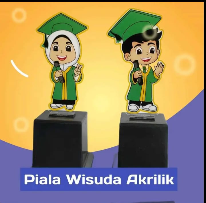 Vandel Wisuda Tropy Akrilik | Lazada Indonesia