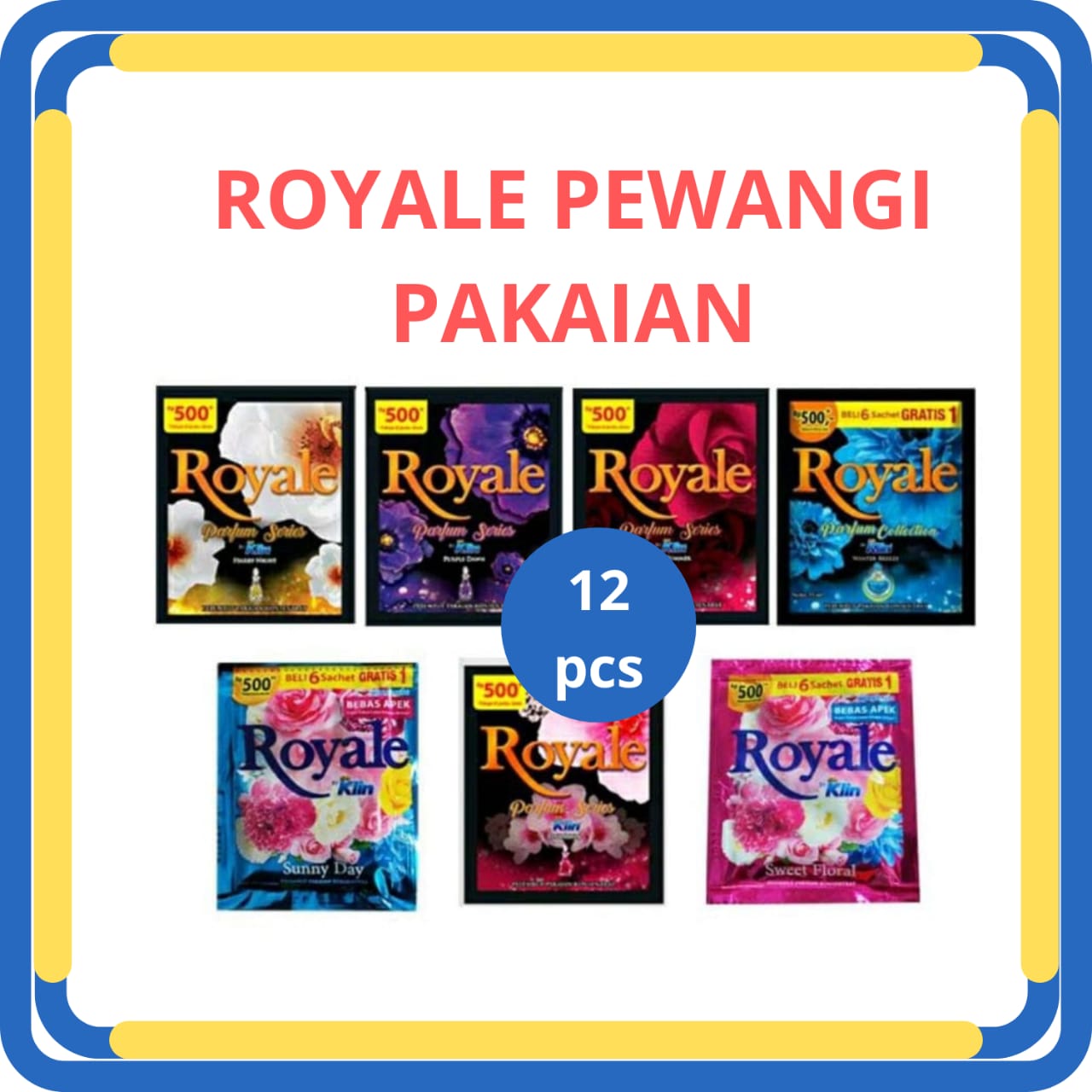 Royale Pewangi Pakaian Sachet 12 pcs Pewangi | Lazada Indonesia