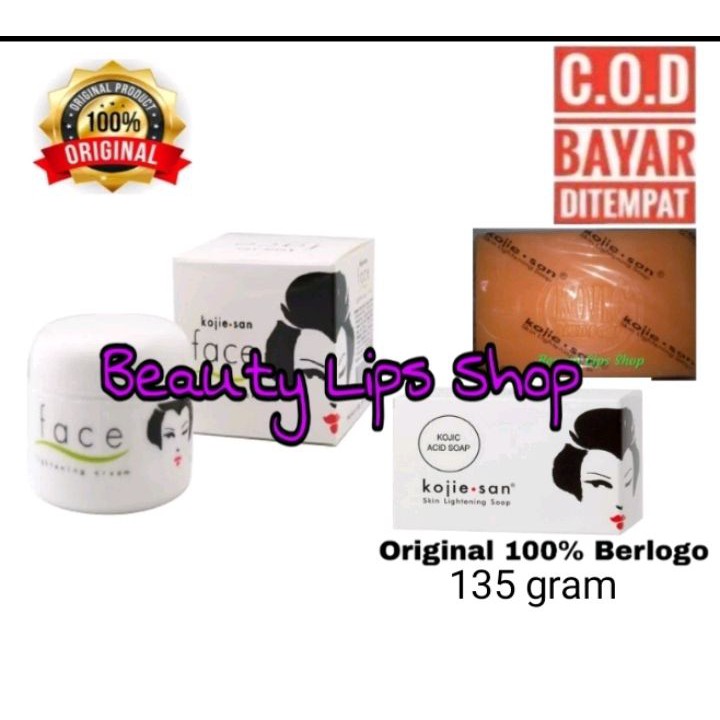 Original Paket Kojiesan/ Kojisan Face Lightening Cream+ Sabun Wajah ...