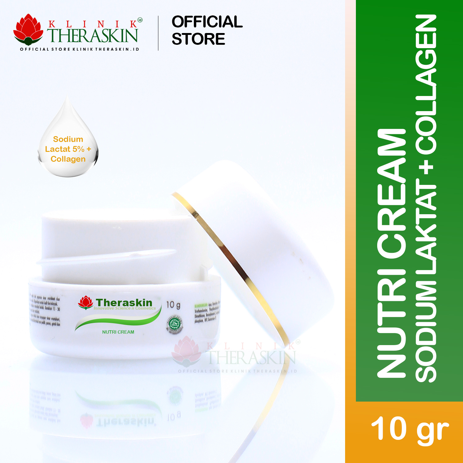 Theraskin Nutri Cream (Sodium Laktat + Collagen) Untuk Melembakan ...