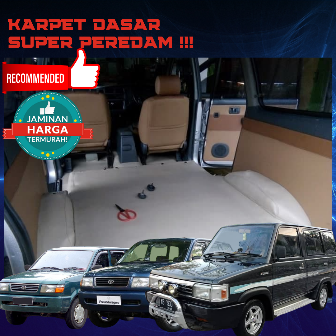 KARPET DASAR PEREDAM MOBIL (Kijang Kapsul LGX, Kijang Long, Kijang SSX ...