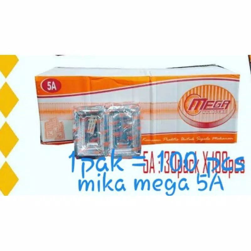 G100 - 100 Pcs Mika Mega 5A - Tempat kue dan Makanan | Lazada Indonesia