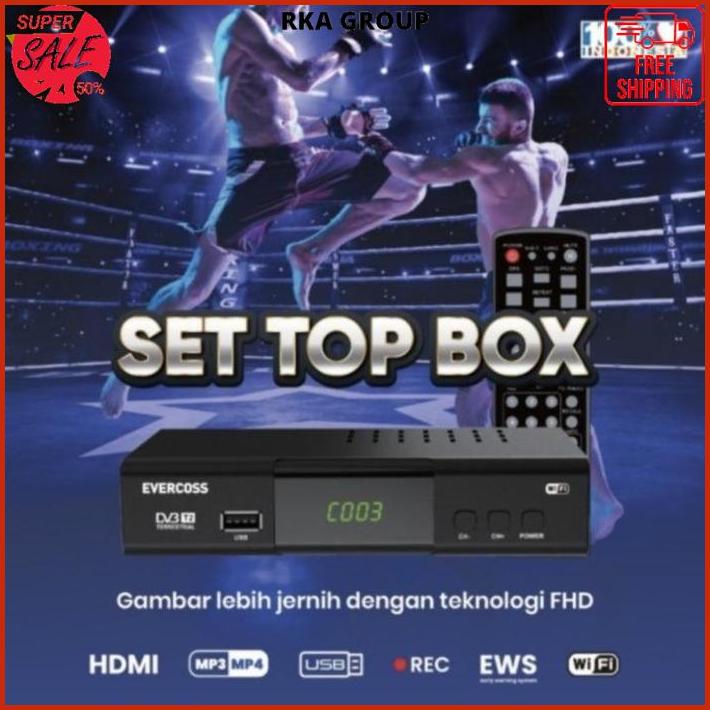Evercoss Stb Set Top Box Pro Digital Tv Receiver Full Hd Resmi Terbaik ...