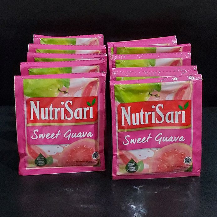 NUTRISARI GUAVA/JAMBU 11 GRAM (1 Renceng isi 10 sachet) | Lazada Indonesia