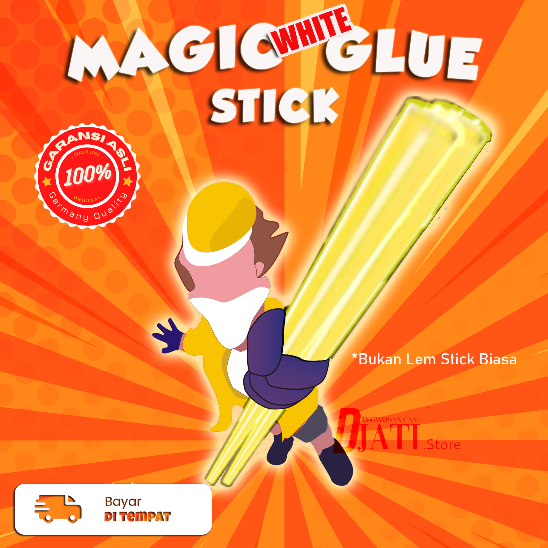 White Magic Glue Stick Lem Super Kuat (100% Original Germany Quality ...