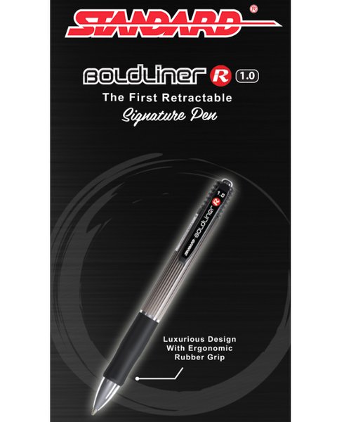 Standard Signature Pen - Boldliner R 1.0 / Satuan ( Pulpen, Pena ...