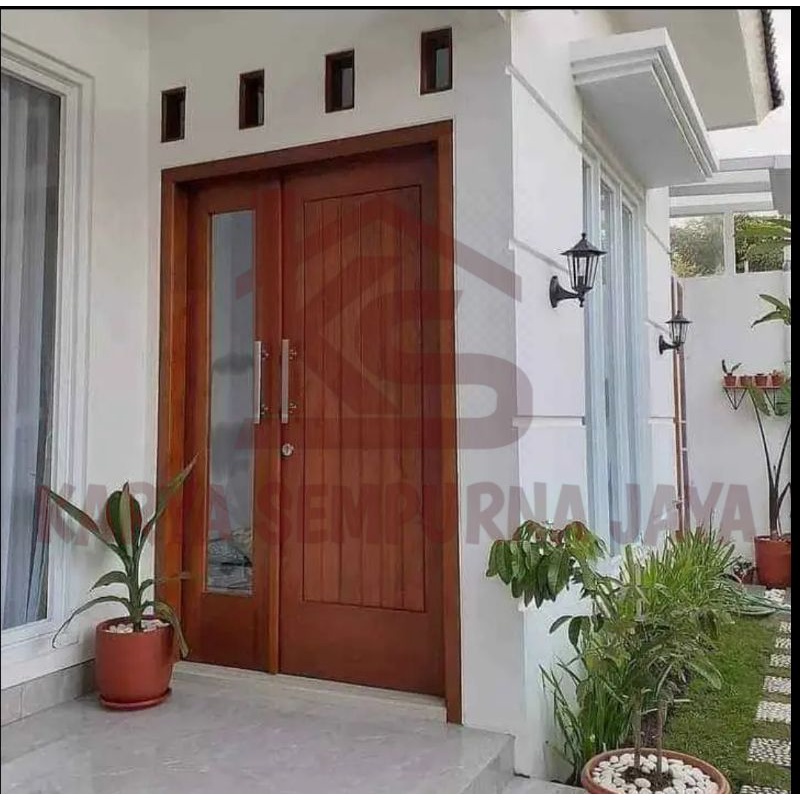 Pintu Kupu Set Kusen Ukuran 80cm - 40cm x 200cm | Lazada Indonesia