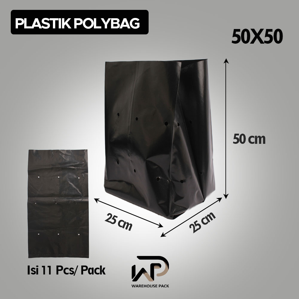 Plastik Pot Polybag Tanaman Tebal | Polibag Ukuran Kecil Sedang Besar ...